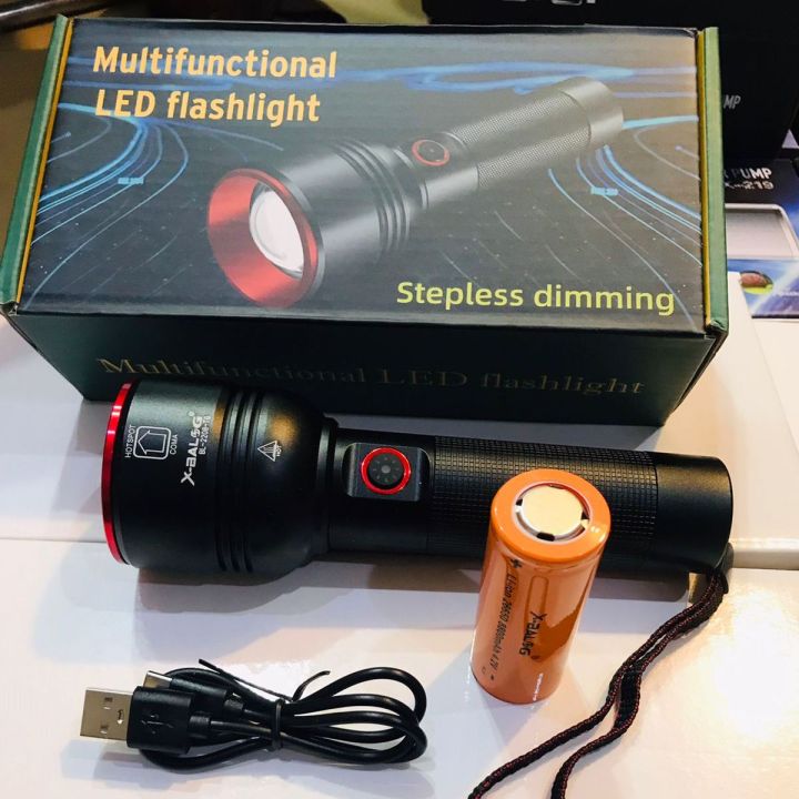 LED Diving Flashlight Super Bright P70.2 Torch Professional IPX8 Dive ...