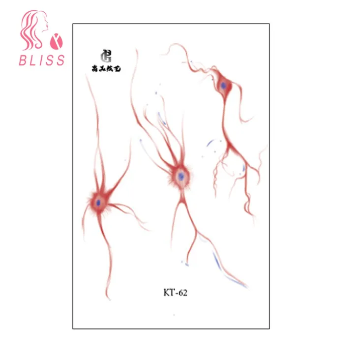Bliss Realistic Bloodshot Tattoo Stickers Spooky Halloween Bloodshot ...