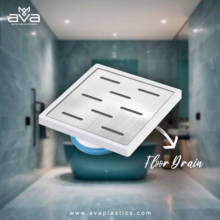 6x6 Inch Floor Waste Drain Jali – Heavy Duty Square Bathroom & Kitchen ...
