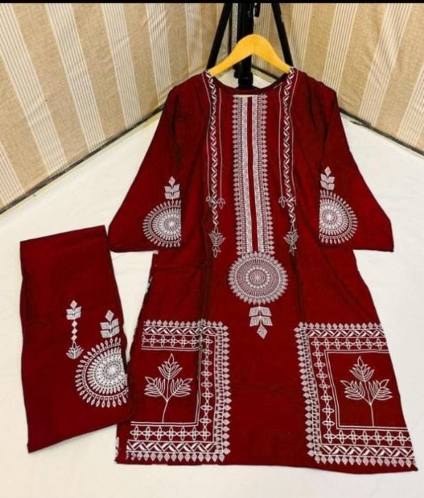 Stylixh Collection Stitched New design 2pc Dress for Women and Young Girls | Daraz.pk
