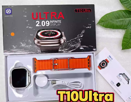 T10 Ultra Smartwatch 2.09inch HD Big Screen Magnetic Wireless Charging Wacth | Daraz.pk