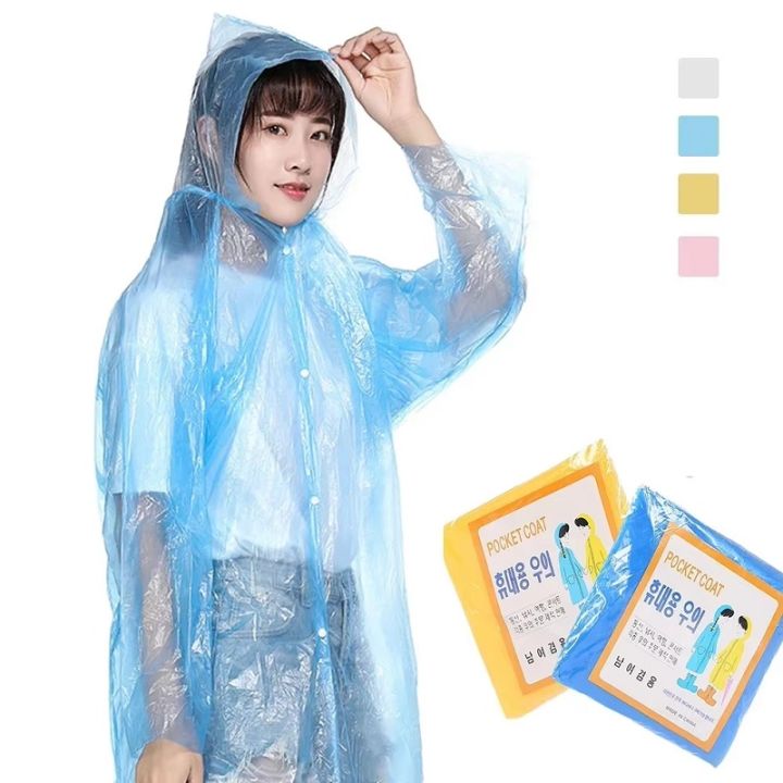 Waterproof Travel Raincoat Chicken Raincoat Thickened Rain Coat Card ...