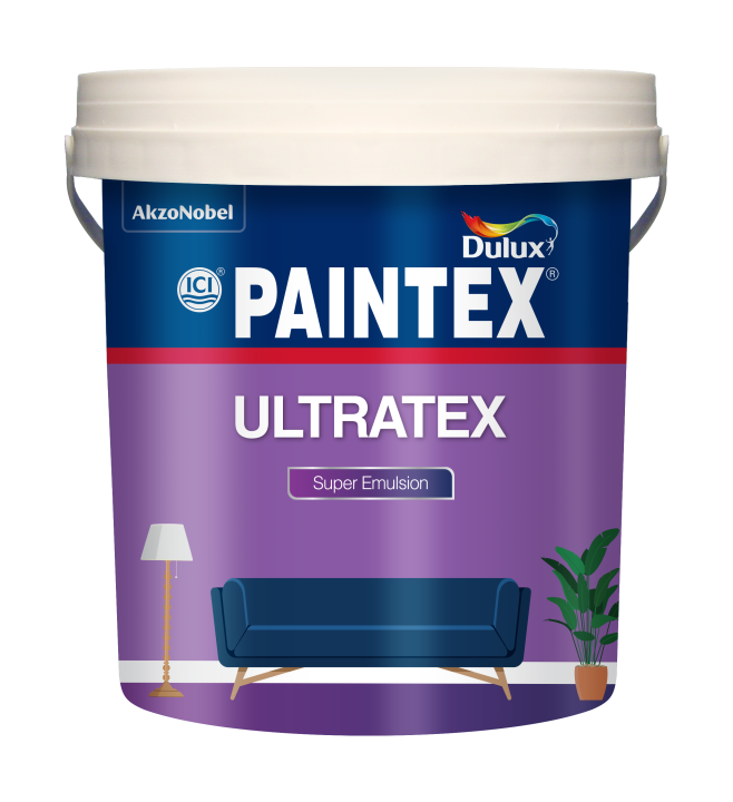 Paintex Ultratex Super Emulsion Water-Based Matt Finish Interior Paint ...