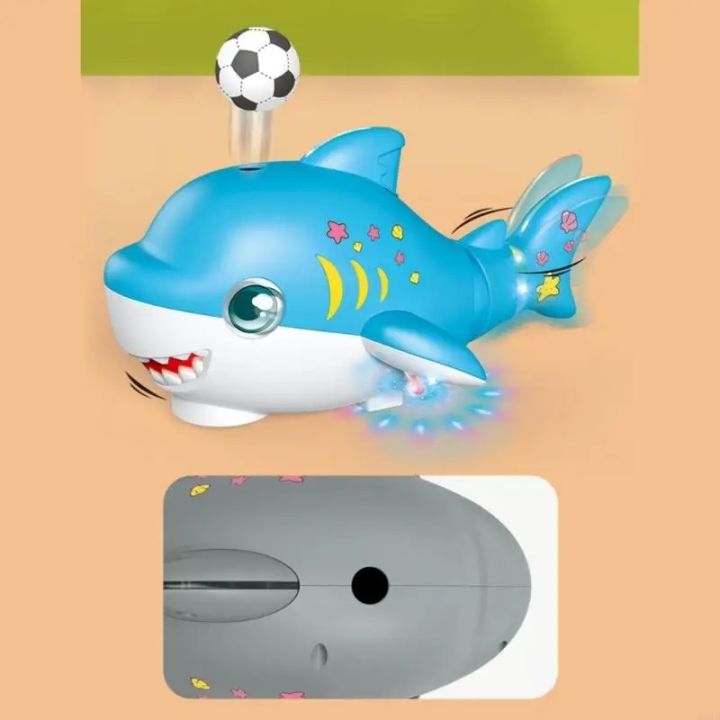BLOWING BALL DANCING SWING MUSICAL SHARK,Electric Shark Toy Lights ...
