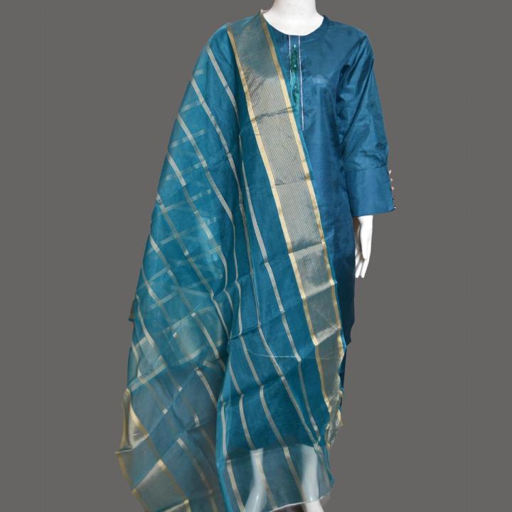 Dzyne Silk Simple Elegant Stitched 3 Pc Dress For Girls | Daraz.pk