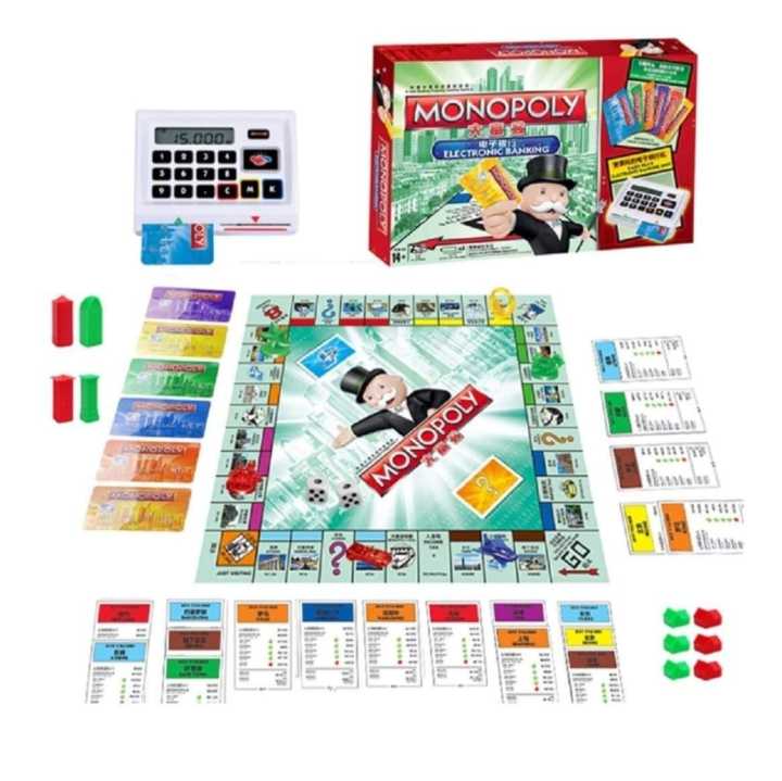 Monopoly Board Game for Kids (Electronic Digital Monopoly Board Game ...
