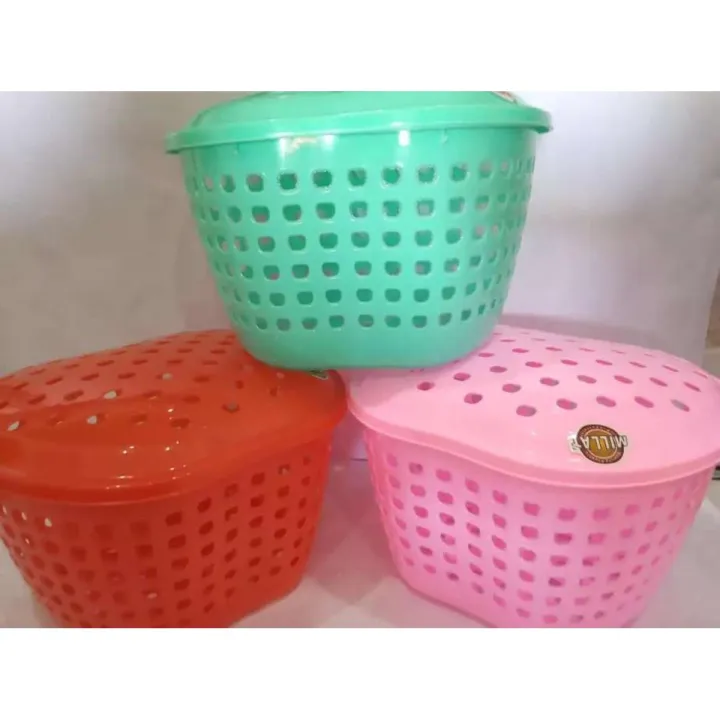 set of 3 Baby Basket Apple Shape vegetable bucket fruit tokri | Daraz.pk