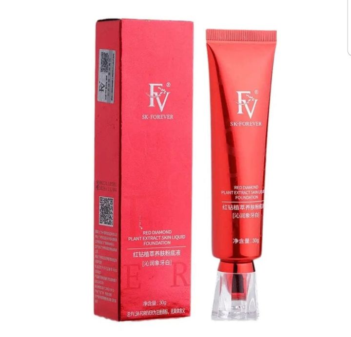 FV Foundation (Ivory) Oil Absorb Liquid Foundation Best Tube Foundation ...