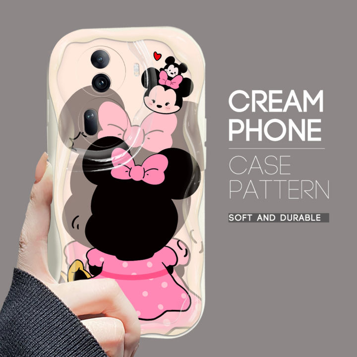 BILI for OPPO Reno11 Pro 5G Back Cover Hairy Character Pattern Cream ...