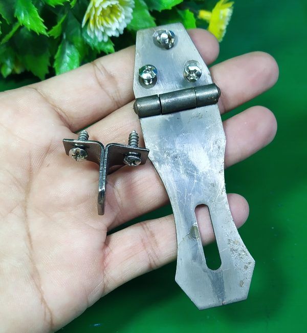 Folding Padlock 3 inches Foldable Door Lock with screws Wood Plastic ...