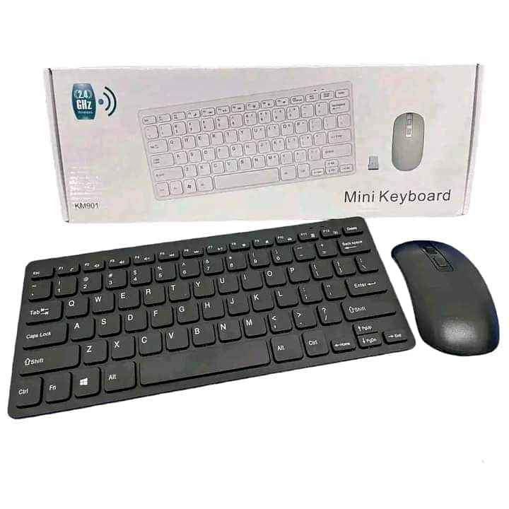 Km901 Keyboard Mouse Combo 2 4g78 Keys Mini Keyboard And Mouse Set Portable Office Combo Mini