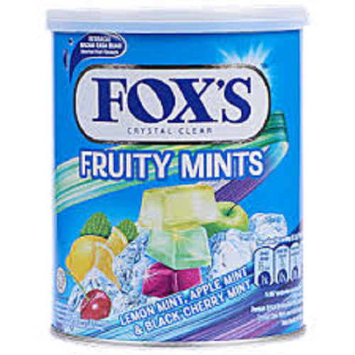 FOX'S Crystal Clear Fruity Mints Flavored Candy Tin 180g | Daraz.pk