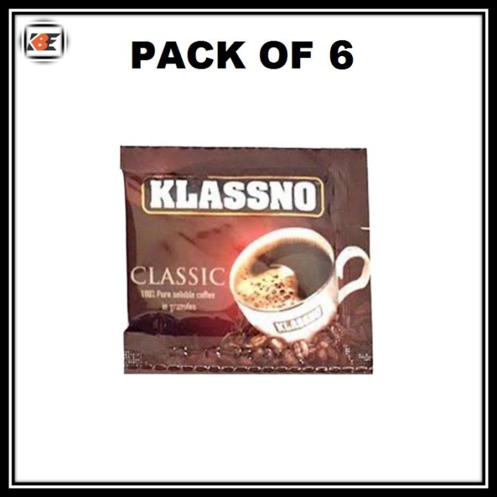 Klassno Coffee Sachet 1.8gm (Pack of 6) (Pack of 10) (Pack of 15) Pure ...
