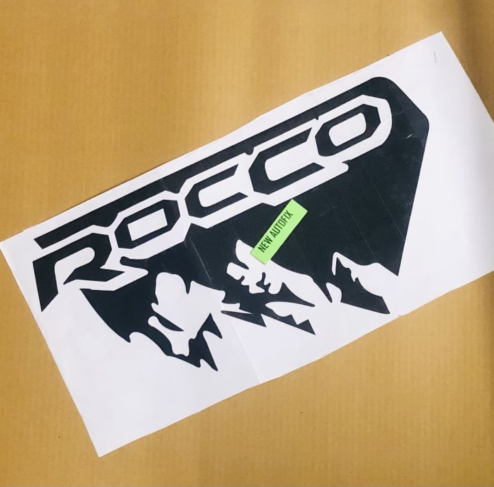 Toyota Hilux Rocco Styling side Stickers Black 02 PCS | Daraz.pk