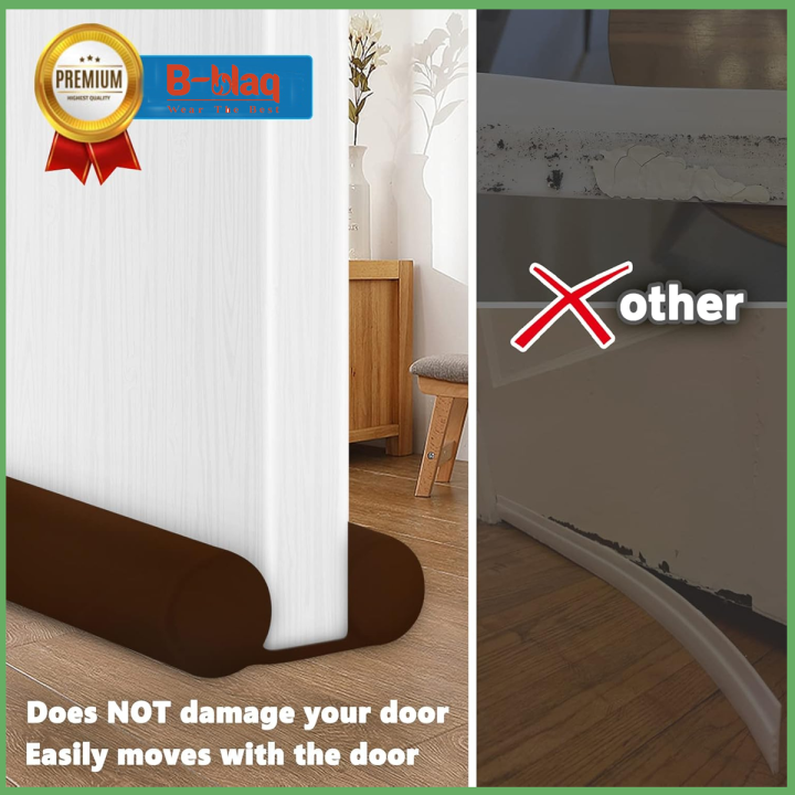 Door Dust Stopper Waterproof Rubber & Plastic - Brown Draft & Dust ...
