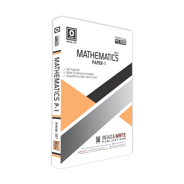 Mathematics O Level P 1 Topical Past Papers By Editorial Board Updated ...