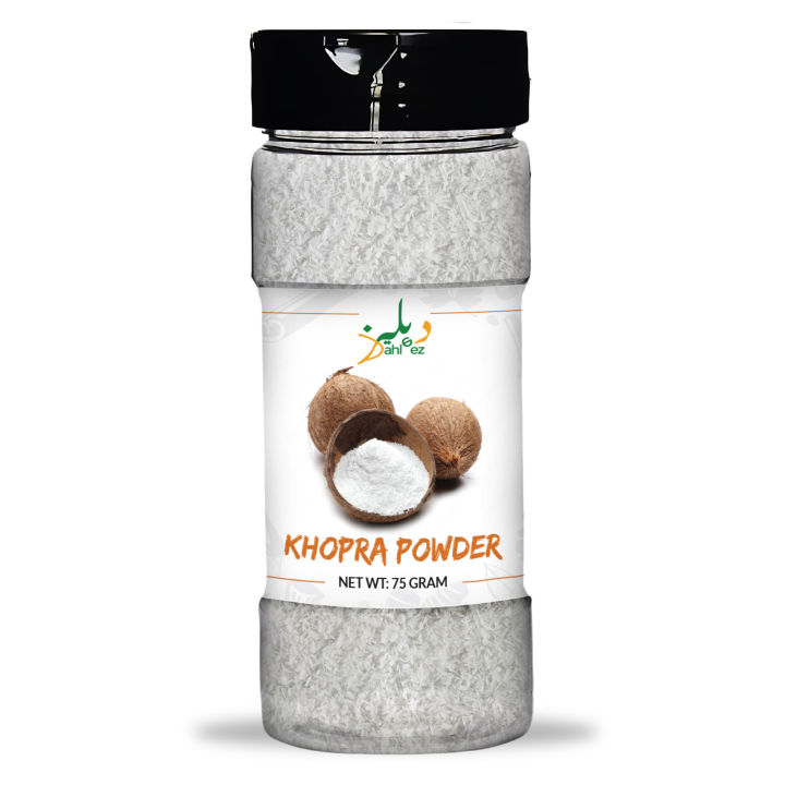 Premium Dry Coconut Powder / Khopra Powder 75g Jar | Daraz.pk