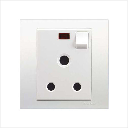 Switch Socket 15A 250V 3 Pin Round Switched Socket | Daraz.pk