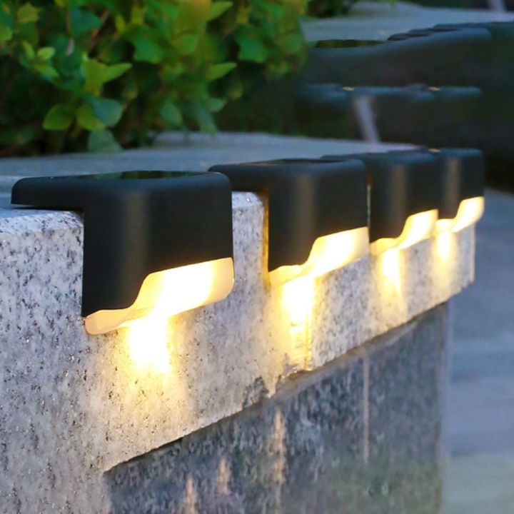 Multifunctional Waterproof LED Solar Step Lamp Outdoor Solar Powered ...