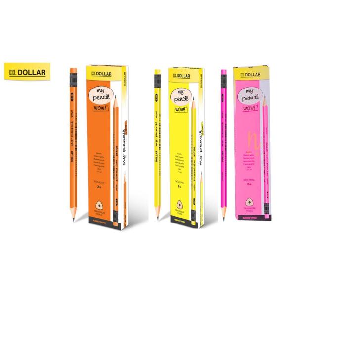 Dollar My Pencil Triangular Pencils Set Of 12 Pencils | Daraz.pk