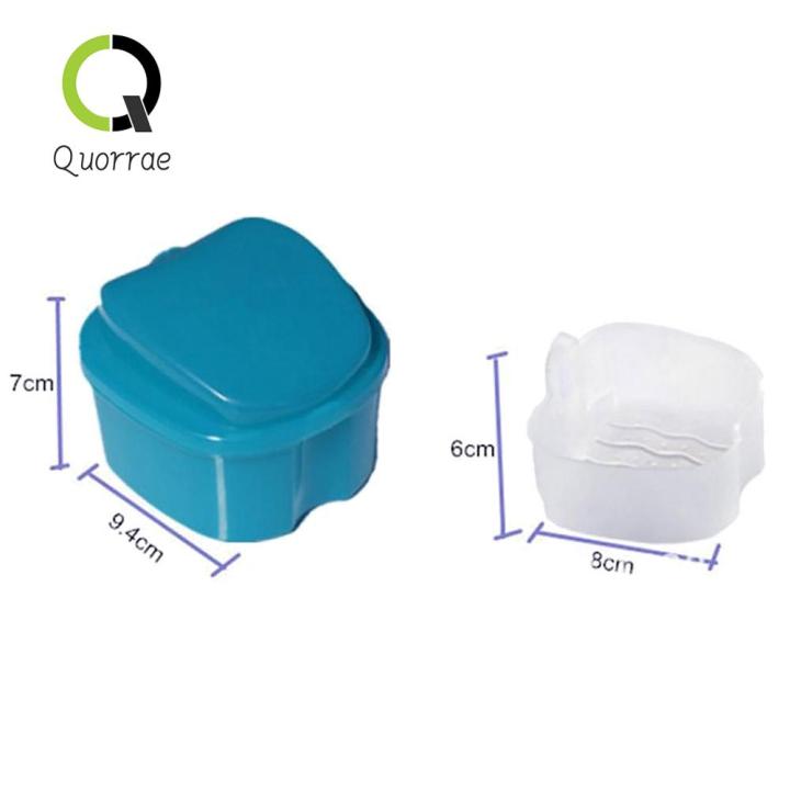 Quorrae Denture Care Box Effective Denture Box Mouth Guard Retainer ...