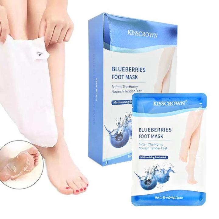 1 pair KissCrown Foot Mask Pedicure Socks Exfoliation for Feet Mask ...
