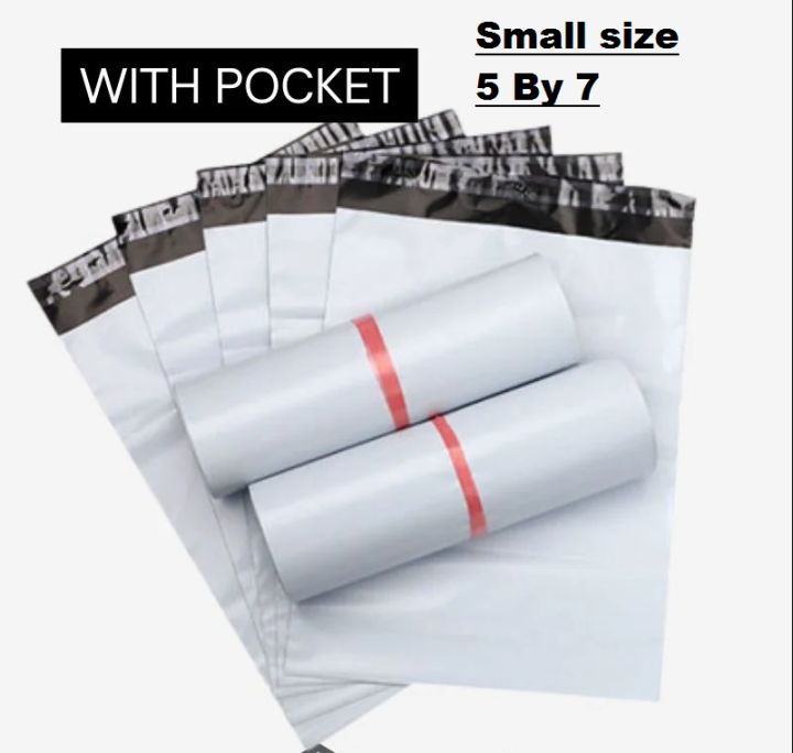 Flyers with pocket Pack of 50 All sizes Plastic packing flyer grey ...