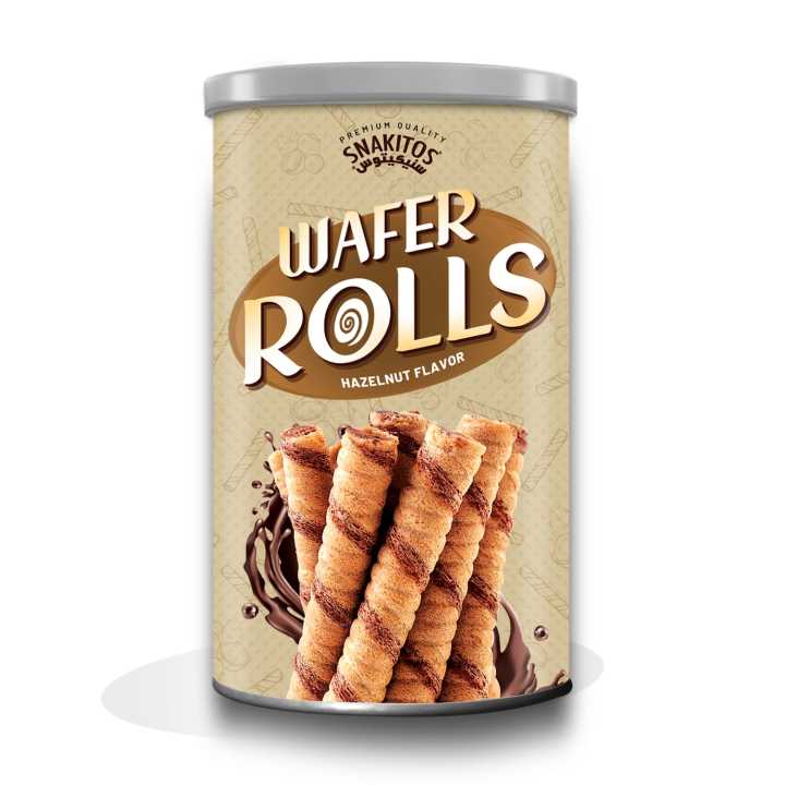 Fm Foods Snakitos Wafer Rolls Hazelnut | Daraz.pk