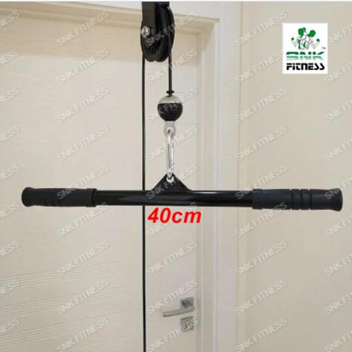 Gym Pulley Machine Cable Attachments Biceps Triceps Blaster T-bar ...