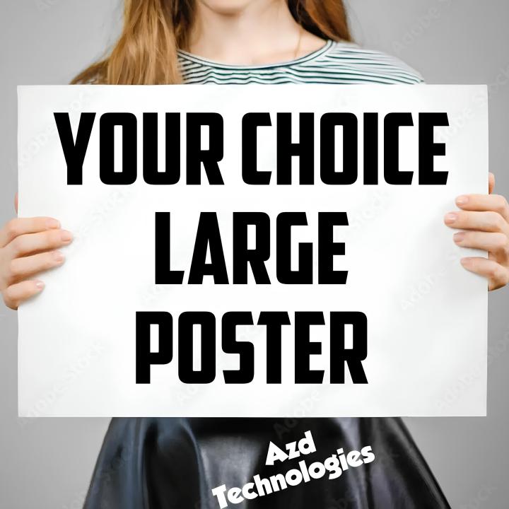 Large Posters of Your Choice XL Sized Wall Art Premium Quality Wall Art ...