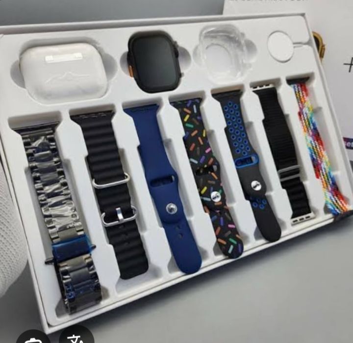 Branded Premium Ultra 7 in 1 Smart Watch Large Display Smart Watch With ...