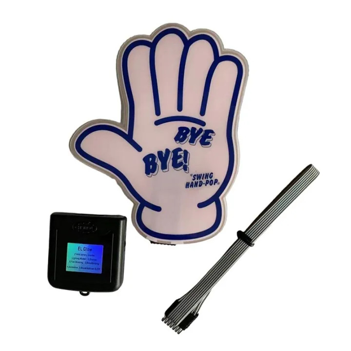 BYE BYE! LED Car Window Sticker Windshield Electric Safety Decal ...