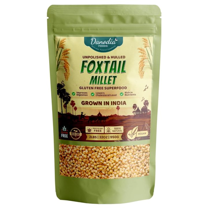 Organic Foxtail Millet (Hulled, Unpolished) (950g) | Gluten-Free ...