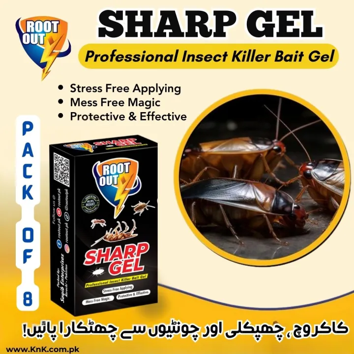 Sharp cockroach Killer Gel- Cockroach Killer Gel with 100% Proven ...