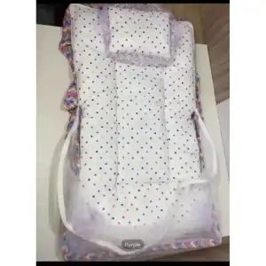 Fancy Baby Sleeping bag with Mosquito net Embroided Frill Crib 0-1 Year ...
