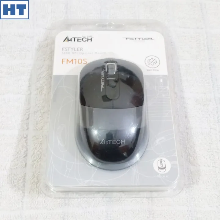 A4Tech Fstyler USB Mouse (FM10s) - Silent Clicks - 1600 dpi - 4 Buttons ...