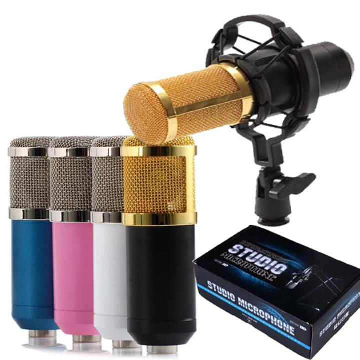 Original Bm 800 - Condenser Wired Recording Microphone - Black - Studio Recording | Daraz.pk