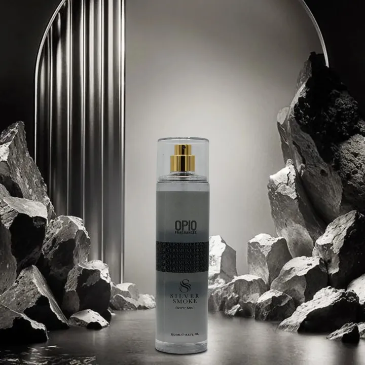 Silver Smoke Body Mist for Men 250ML, Refreshing Long-Lasting Masculine ...