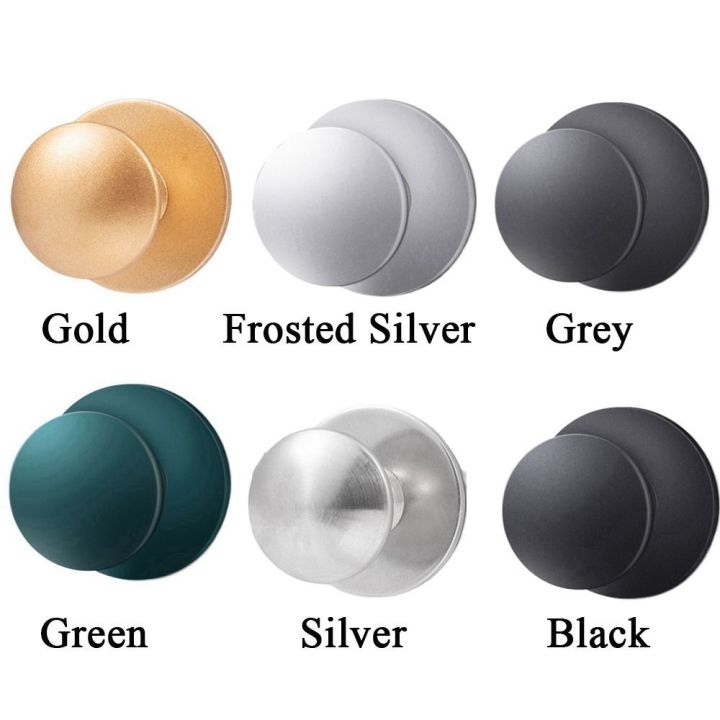 New Stainless Steel Door Knob Simple Self-Stick Wardrobe Handle ...