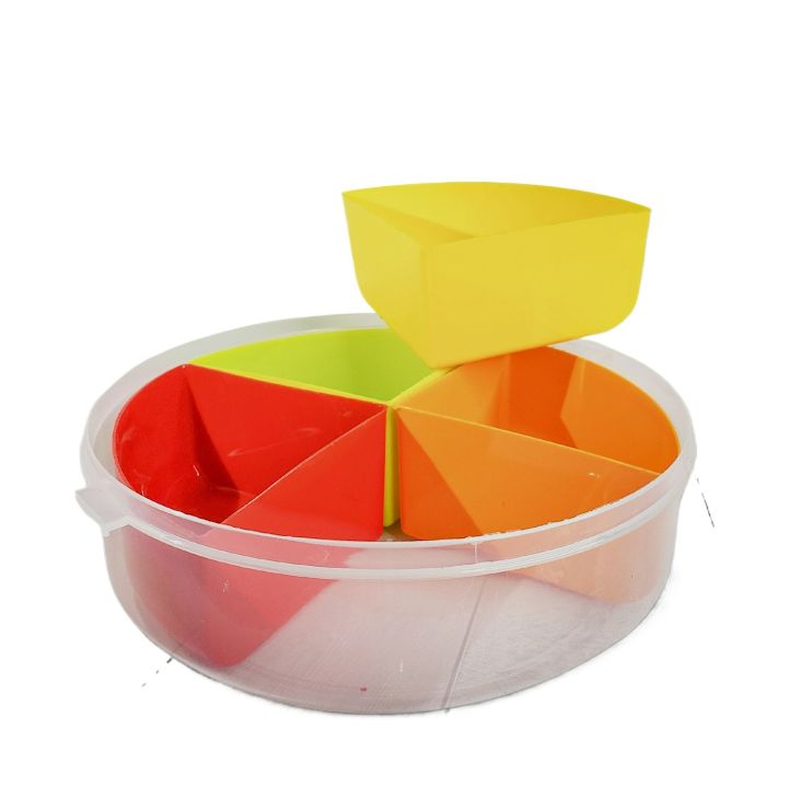 4 Sections Multipurpose Masala Dabba Box Set Smart Spice Salt Pepper ...