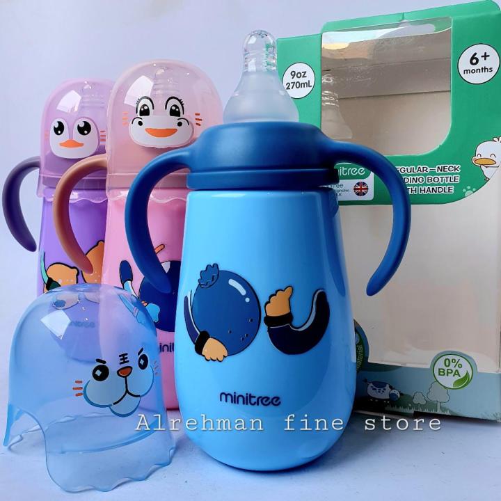 Minitree baby feeder cartoon style 270ml/9oz regular small neck ...