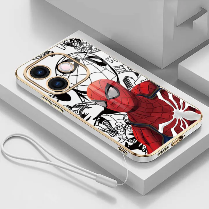 OPPO A5 Pro 5G A5 Pro Spider Man Pattern Casing Soft Silicone Cover ...