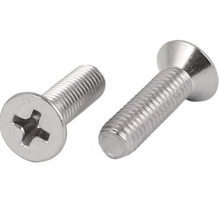 Stainless Steel CSK Screw Size : M4 x 16mm with Nut (Pack of 10pcs ...