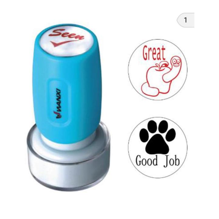 Pack of 3 pcs of Kids School stamp. Very useful for Students , Teachers ...