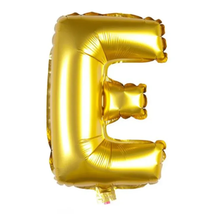 A-Z 16" Alphabet Foil Balloons | Alphabet Foil Balloons in Golden Color ...