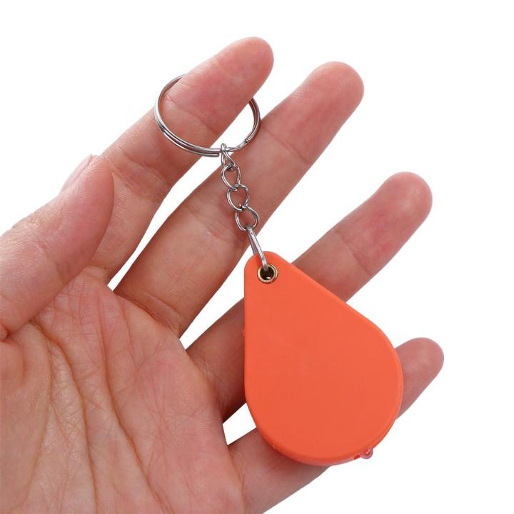 Key Chains 10X Key Ring Keychain Lens Loupe Microscope Magnifier with ...