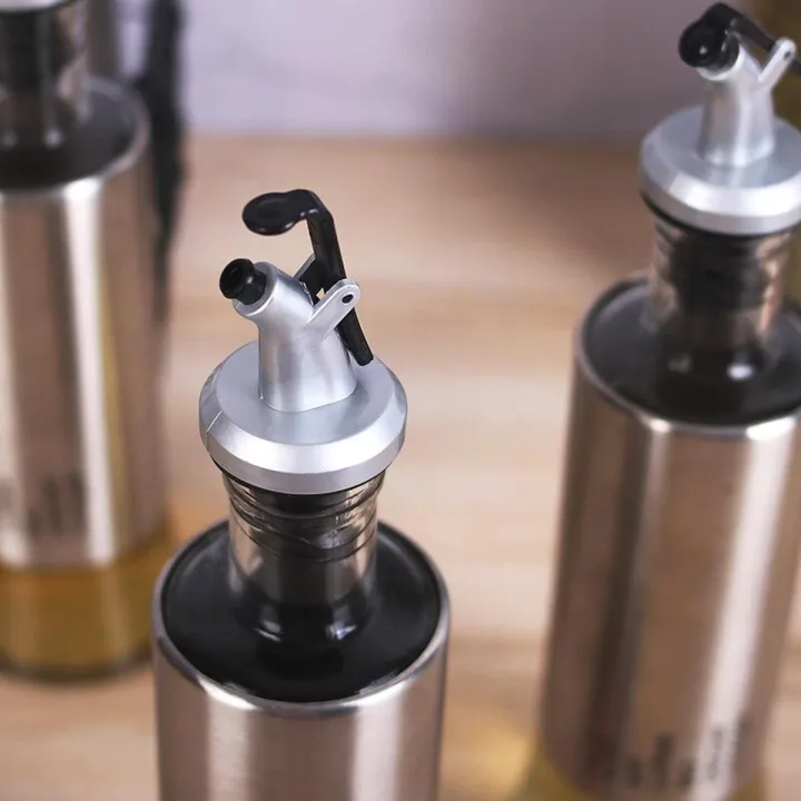 Kitchen Cooking Oil Vinegar Bottle with Dropper Best For Olive oil ...