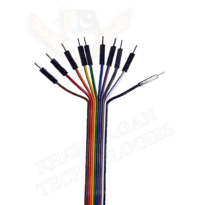 20cm Pin To Pin Color Computer / Breadboard / Jumper Cable Dupont Wire ...