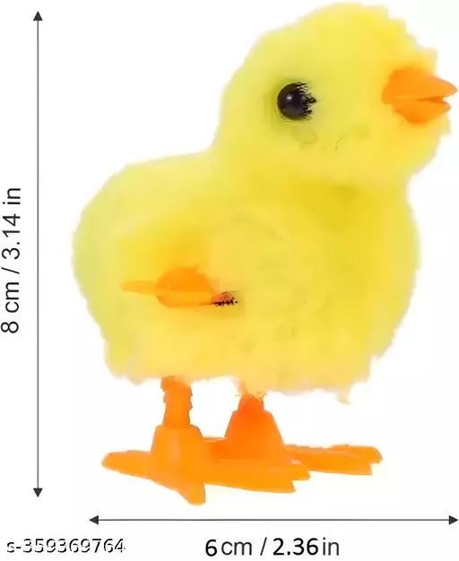 Jumping windup chick toy of big size for kids | Pack Of Two | Funny ...