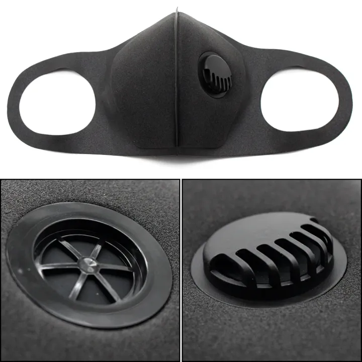 Breathing Valve Anti Dust Washable Face Mask Mouth Cover PM2.5 ...